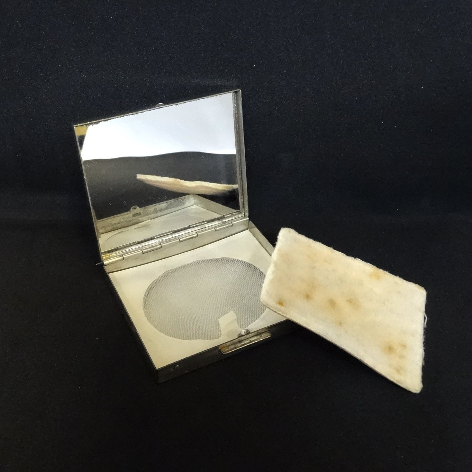 1950s Eastern Star Powder Compact with Mirror Net Puff No | Etsy