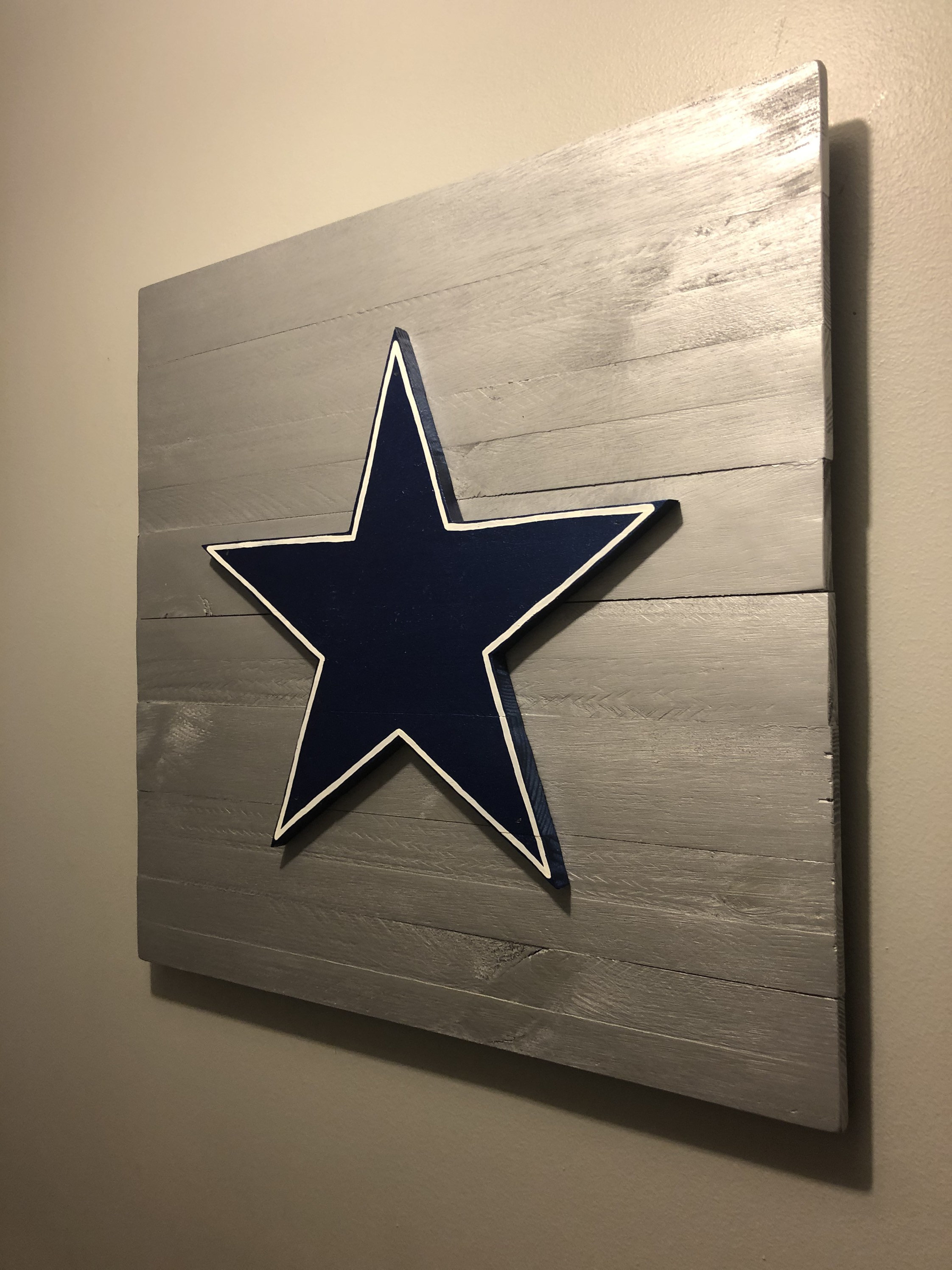 Dallas Cowboys 3-D Wood Sign Hand Made - Etsy