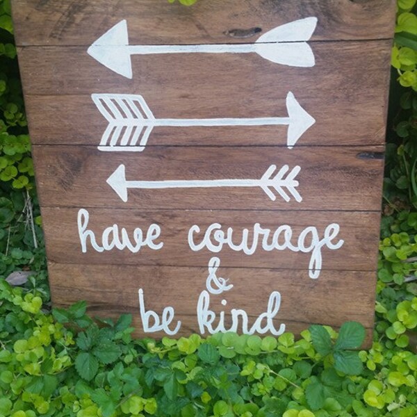 Courage Sign - Etsy
