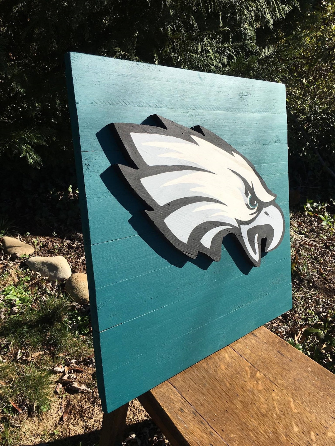 Philadelphia Eagles 3-D Wood Sign! Hand Made! Great for the Eagles Fan ...