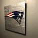 New England Patriots 3-D Wood Sign Hand Made - Etsy