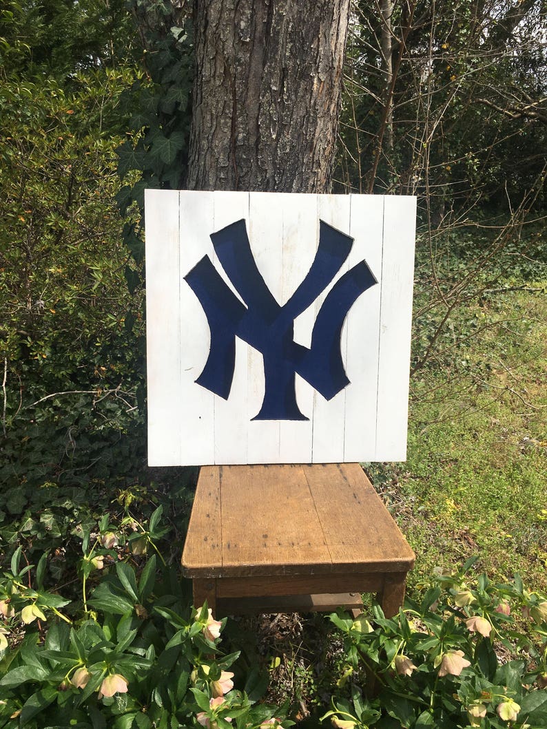 New York Yankees Cut Out Wood Sign! Hand Made! - Etsy