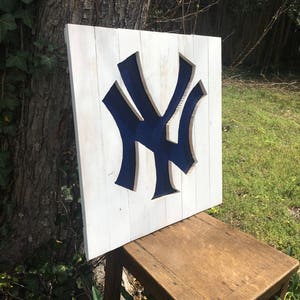New York Yankees Cut Out Wood Sign! Hand Made! - Etsy