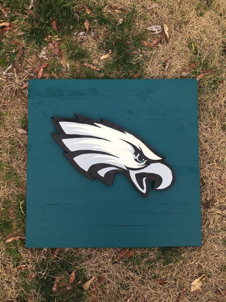 Philadelphia Eagles 3-D Wood Sign Hand Made Great for the Eagles Fan - Etsy