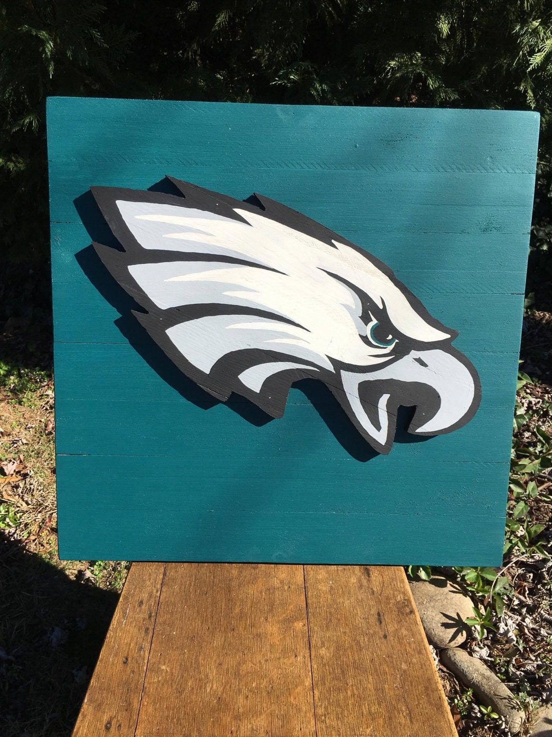 Philadelphia Eagles 3-D Wood Sign Hand Made Great for the Eagles Fan - Etsy