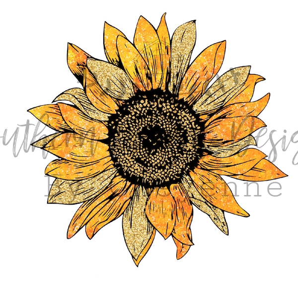 Sunflower Glitter - Etsy