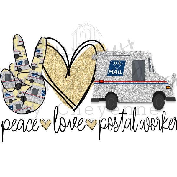 Postal Worker Svg - Etsy