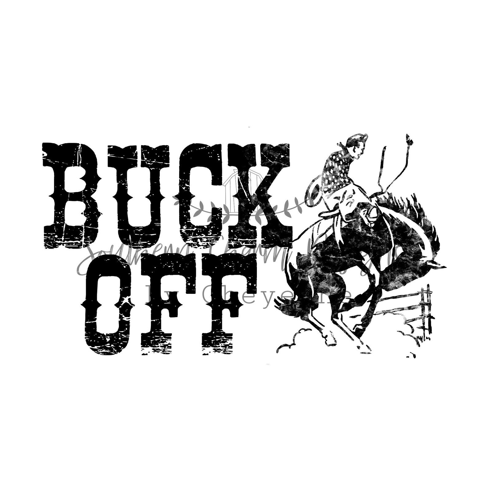 Buck off Rodeo Sublimation Png Digital Download - Etsy