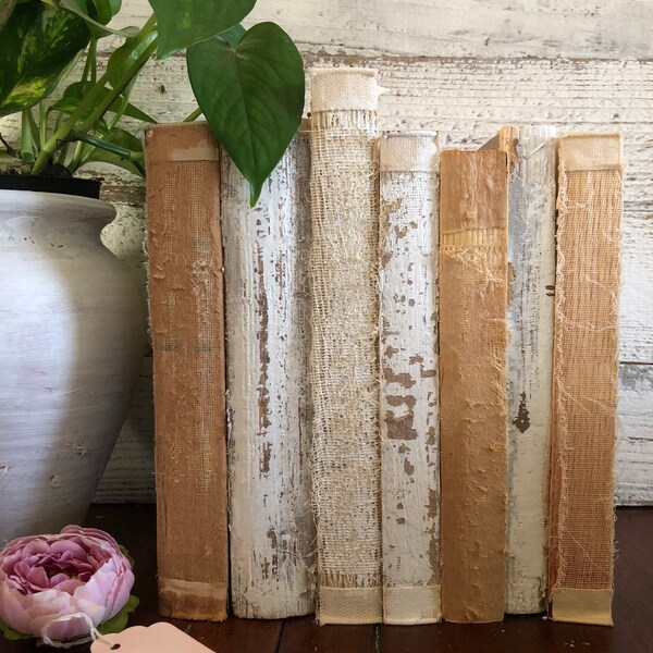 Rustic Books - Etsy