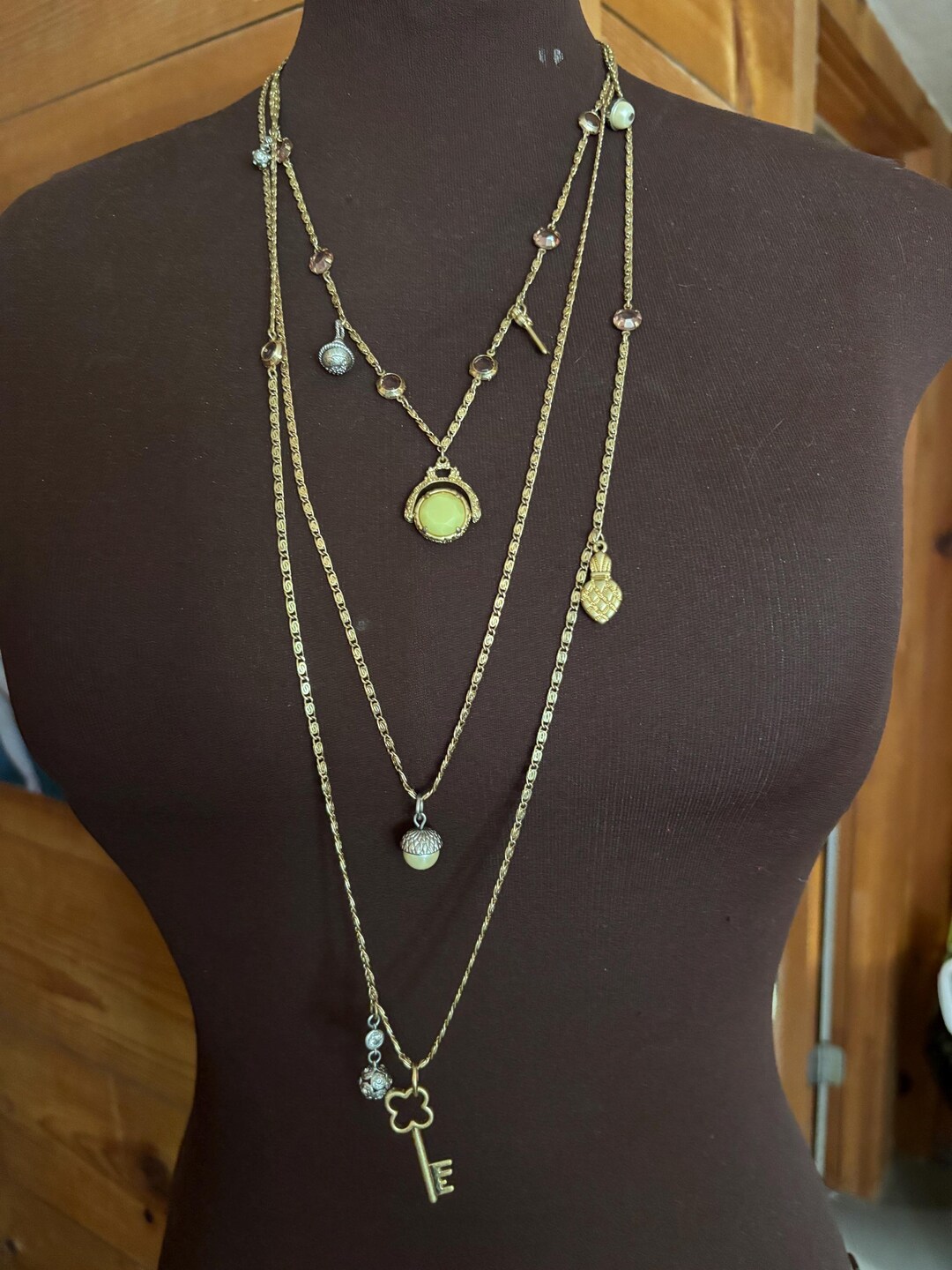 Cabi Vintage Curio Layered Necklace - Etsy