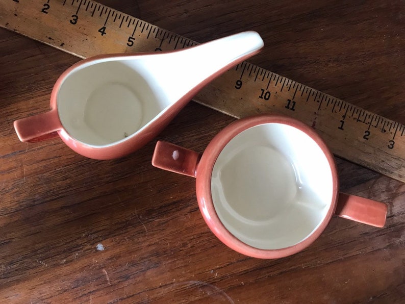 Red Wing Pottery Mid Century Creamer Concord quartette - Etsy