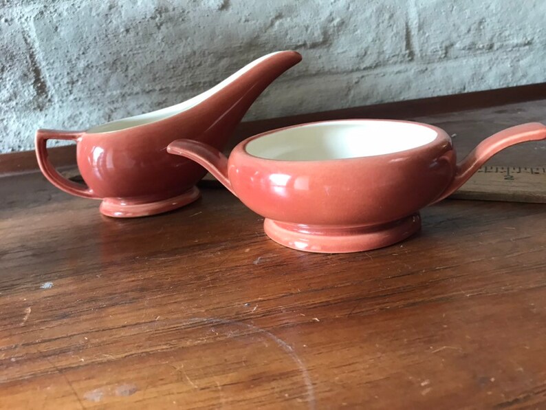 Red Wing Pottery Mid Century Creamer Concord quartette - Etsy