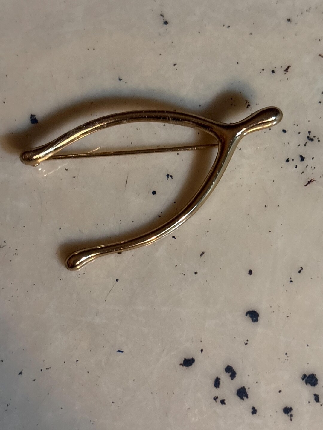 Napier Vintage Wishbone Pin - Etsy