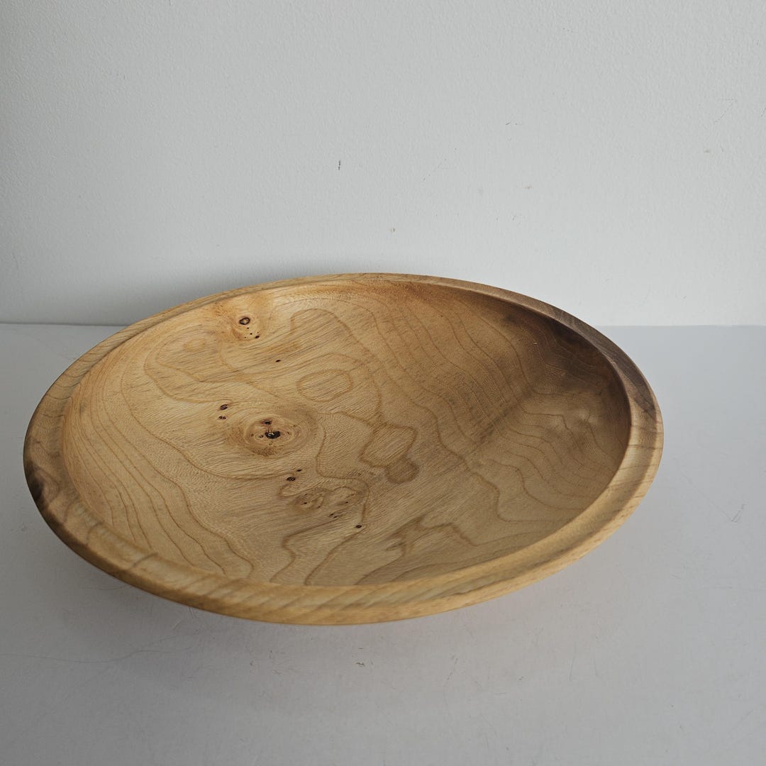 Pacific Northwest Turned Wood Small Bowl, Small Sized Plate, Hand ...