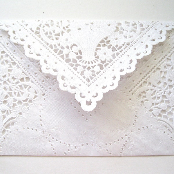 Doily Lace Envelopes - Etsy