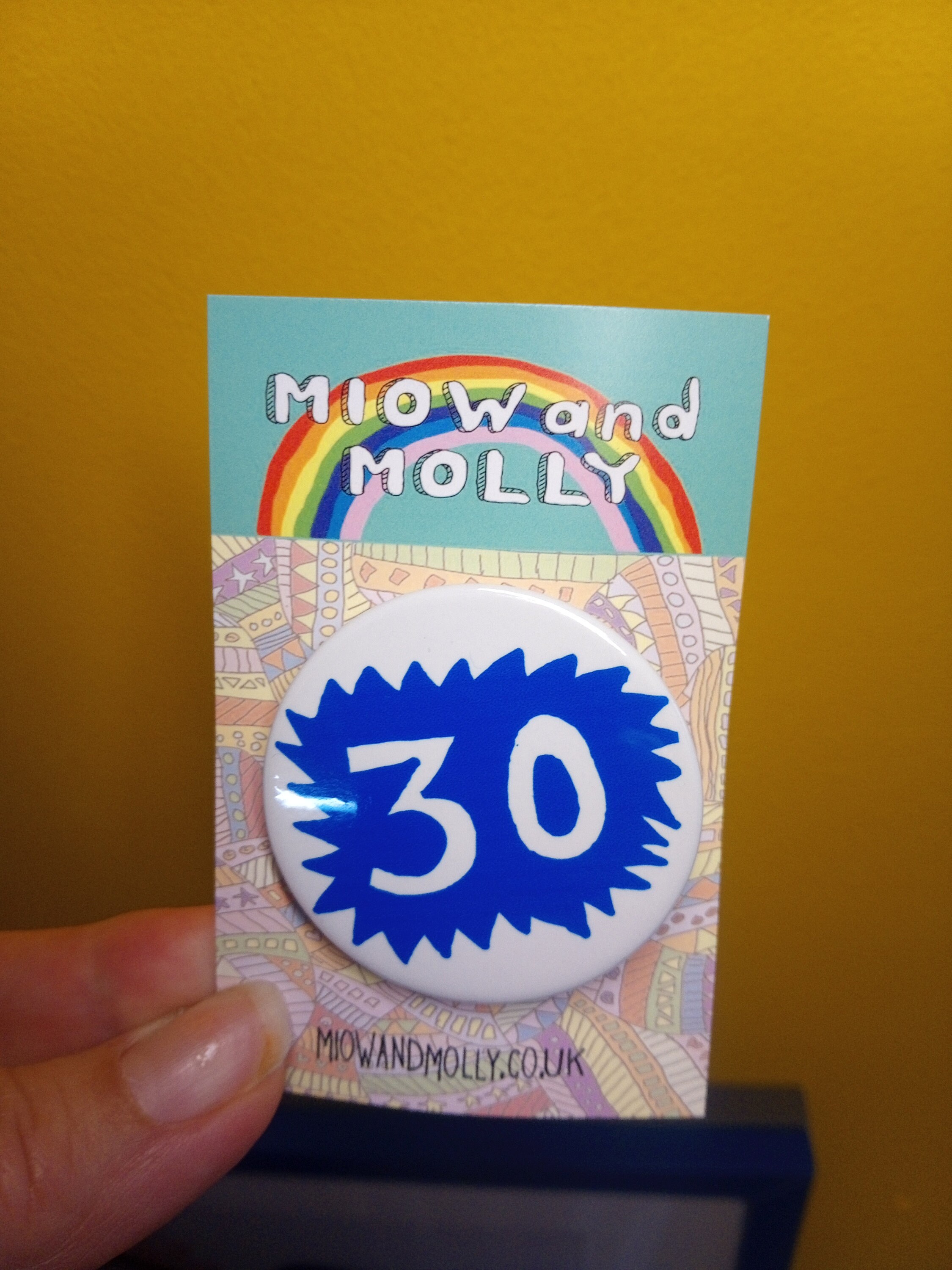 30th Birthday Badge 30 Years Old Gift Idea for Thirtieth Party - Etsy UK