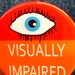 Visually Impaired Pin Badge Button Blind Low Vision Impairment - Etsy UK