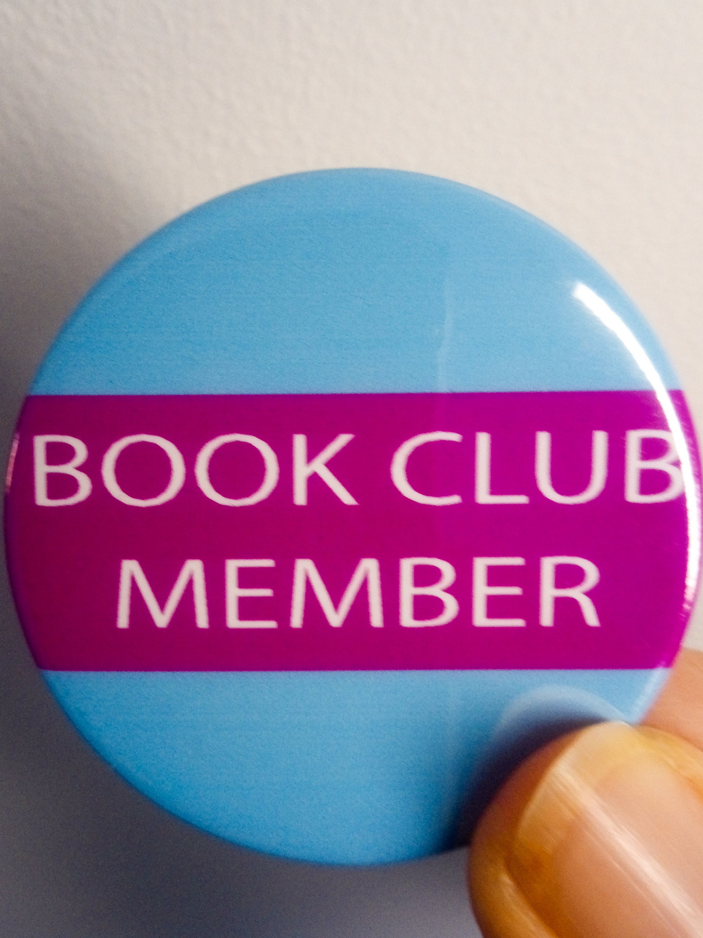 Book Club Member Pin Badge or Key Ring 45mm Book Lovers Gift | Etsy UK