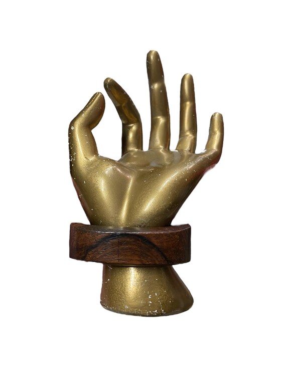 RARE WWII Era Wooden Clamp Bracelet with Carved Sailo… - Gem