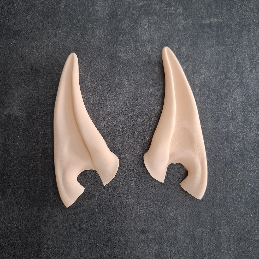 Elf Ears Latex Prosthetics for Cosplay and LARP Moon Shape - Etsy