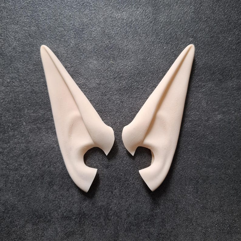 Elf Ears Latex Prosthetics for Cosplay and LARP Sharp Leaf - Etsy