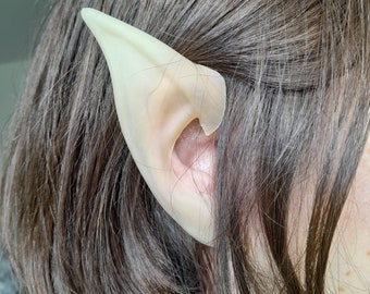 Customised Elf Ears for Renfaire Peach Flower Latex Elf Ears Cosplay ...