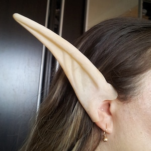 Elf Ears WB Latex Prosthetic - Long - Fantasy Character - Cosplay and ...