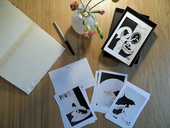 Gift Box Set of Twelve Postcards From My Bun-head Print | Etsy