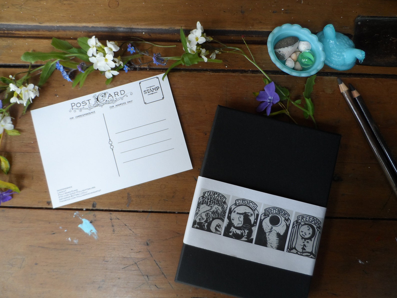 Gift Box Set of Twelve Postcards - From My Empowering Print Series ...