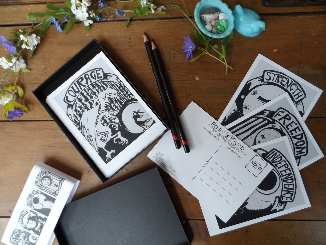 Gift Box Set of Twelve Postcards - From My Empowering Print Series ...