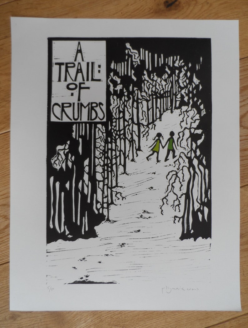 A Trail of Crumbs Hansel and Gretel Original Limited | Etsy UK