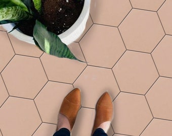 Hexagon Tokyo Tile Wall Stair Floor Self Adhesive Vinyl | Etsy UK