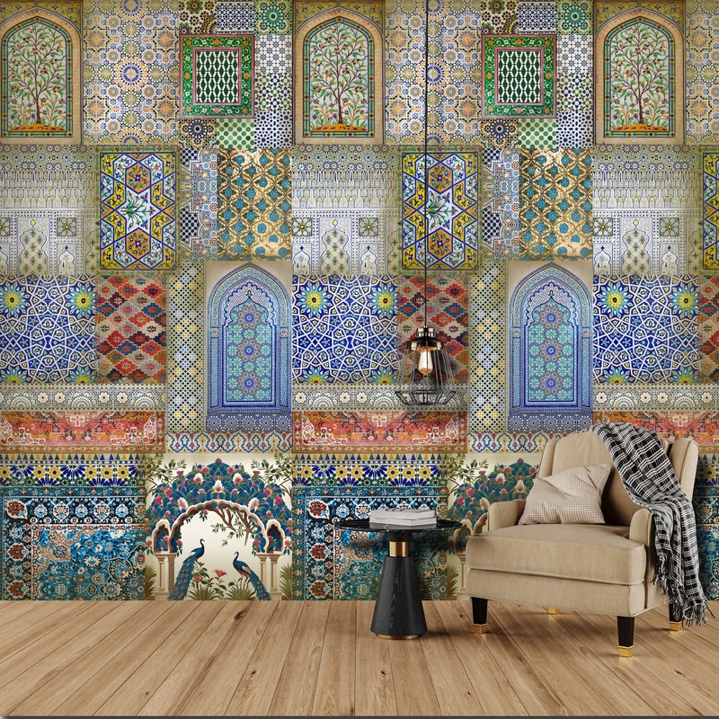 Morocco Wallpaper - Etsy