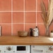 Ginger Peel and Stick Tile Decal, Kitchen Bathroom Wall Tile Vinyl ...