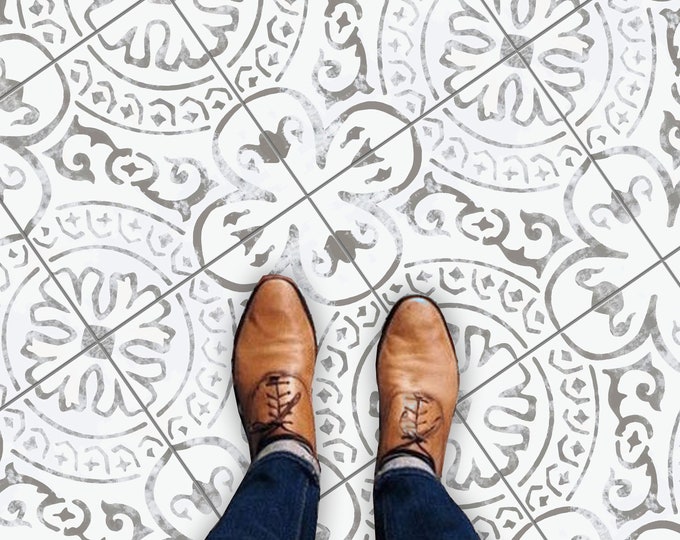 REMOVABLE Tile Wall Floor Stair Sticker-instant by Bleucoin