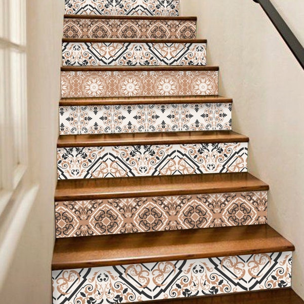 One Color Mosaic Stair Risers - Etsy Canada