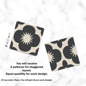 Staggered Sakura Tile Wall Stair Floor Self Adhesive Vinyl Stickers ...