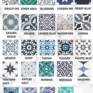Sample Pack for Bestseller Blue Designs for Kitchen Bathroom Floor ...
