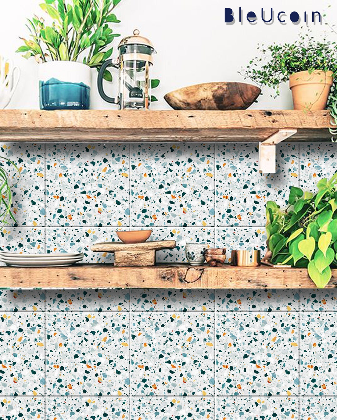 Terrazzo Tile Wall Stair Floor Self Adhesive Vinyl Stickers - Etsy