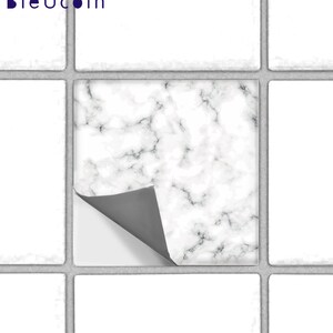 Marble Vinyl Floor Tile Stickers Floor Decals Removable & - Etsy