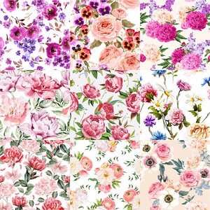 English Rose Kitchen Bathroom Backsplash Tile Wall Decal/ Stickers ...