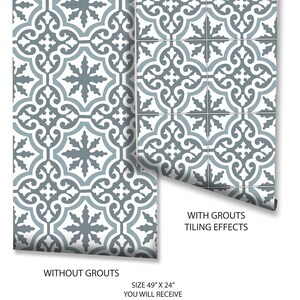 Blue Dusk Peel and Stick Tile Stickers Kitchen Bathroom Backsplash ...