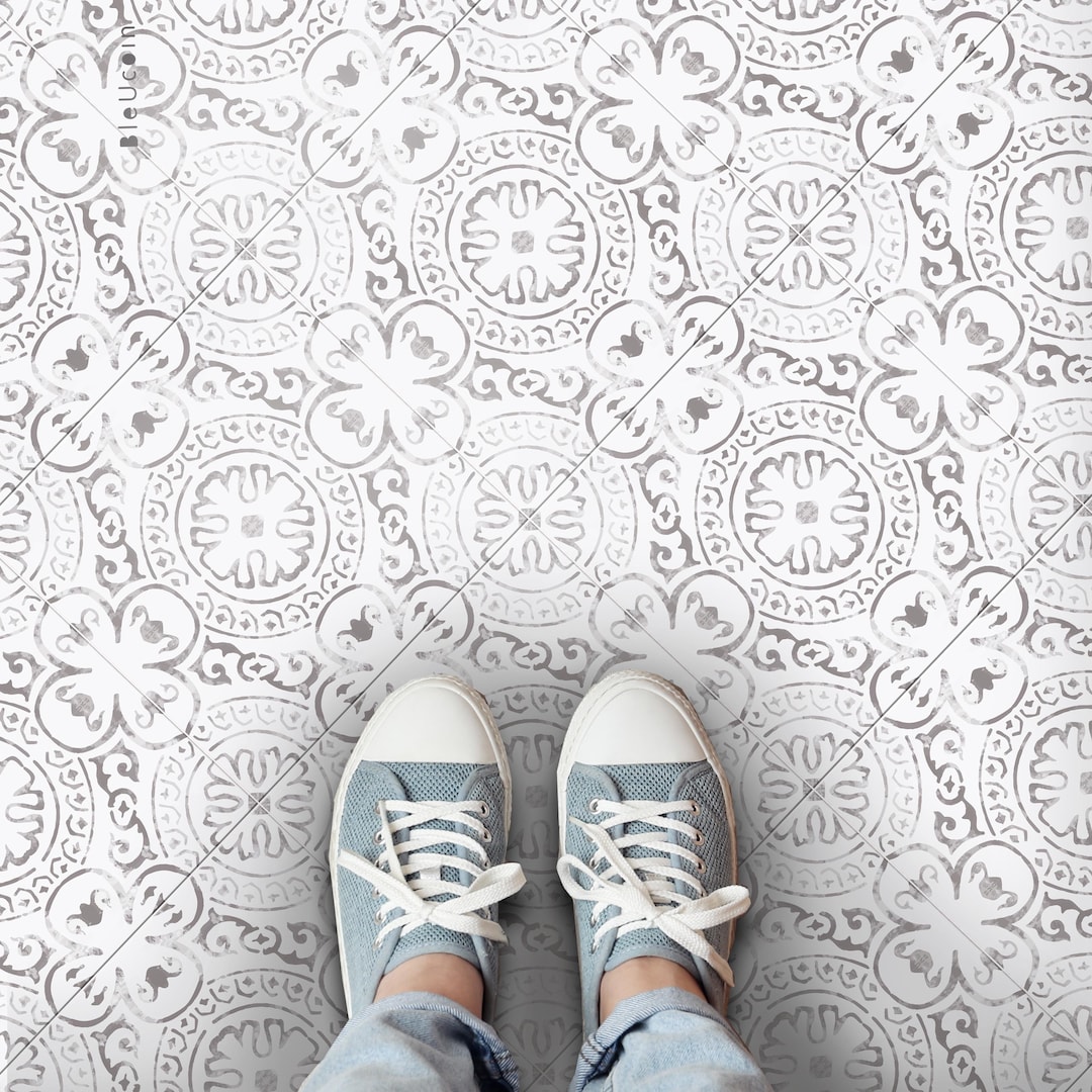 Amalfi Light Peel & Stick Floor Tile Sticker I Removable Anti-slip ...