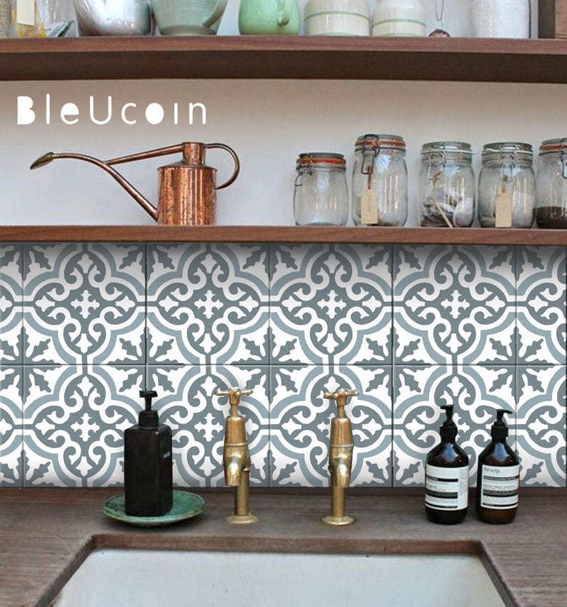 Blue Dusk Peel and Stick Tile Stickers Kitchen Bathroom - Etsy Canada