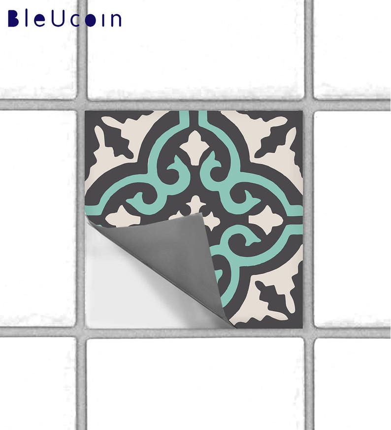 Cabana Green Tile Stickers for Kitchen Bathroom Backsplash - Etsy