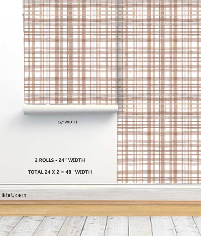 Barstow Checkered Wallpaper Wall Decal Removable Customizable Self ...