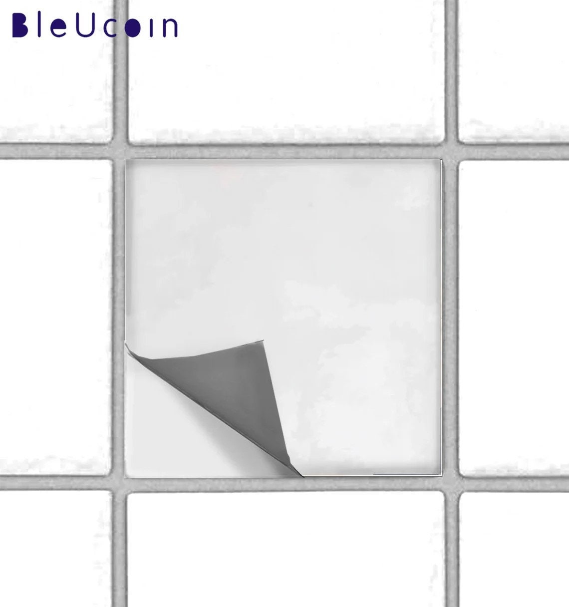 Weathered White Peel & Stick Floor Tile Sticker Removable Anti-slip ...