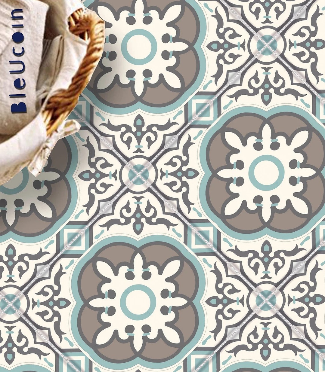 Rosedusk Vinyl Floor Tile Stickers Floor Decals-removable ...