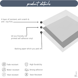 Kobe Sky Hexagon Tile Wall Stair Floor Self Adhesive Vinyl Stickers ...