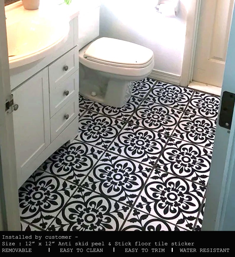 Berkane Peel and Stick Tile Stickers Kitchen Bathroom Backsplash Floor ...